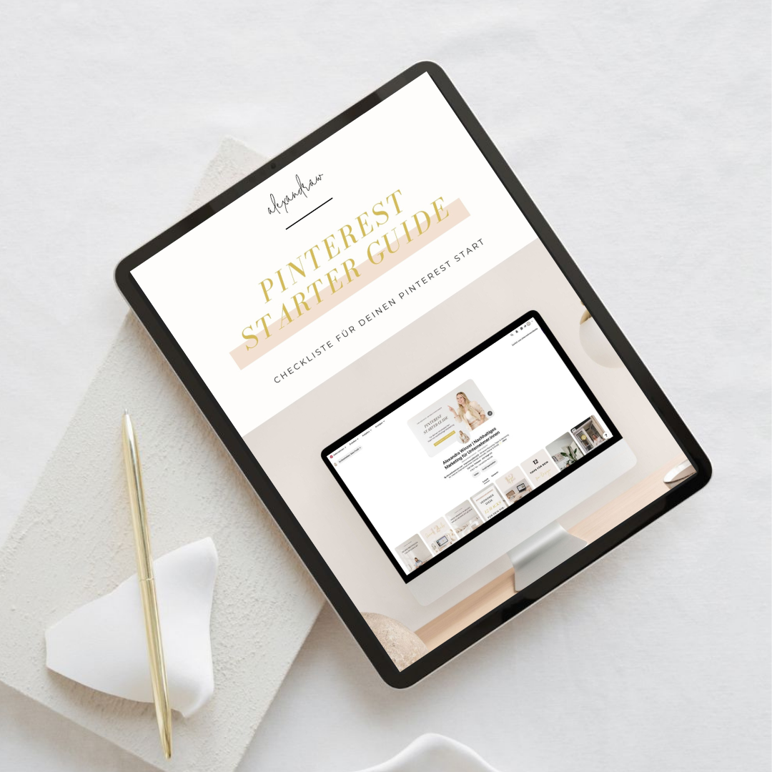 Pinterest Starter Guide von Alexandra Winzer