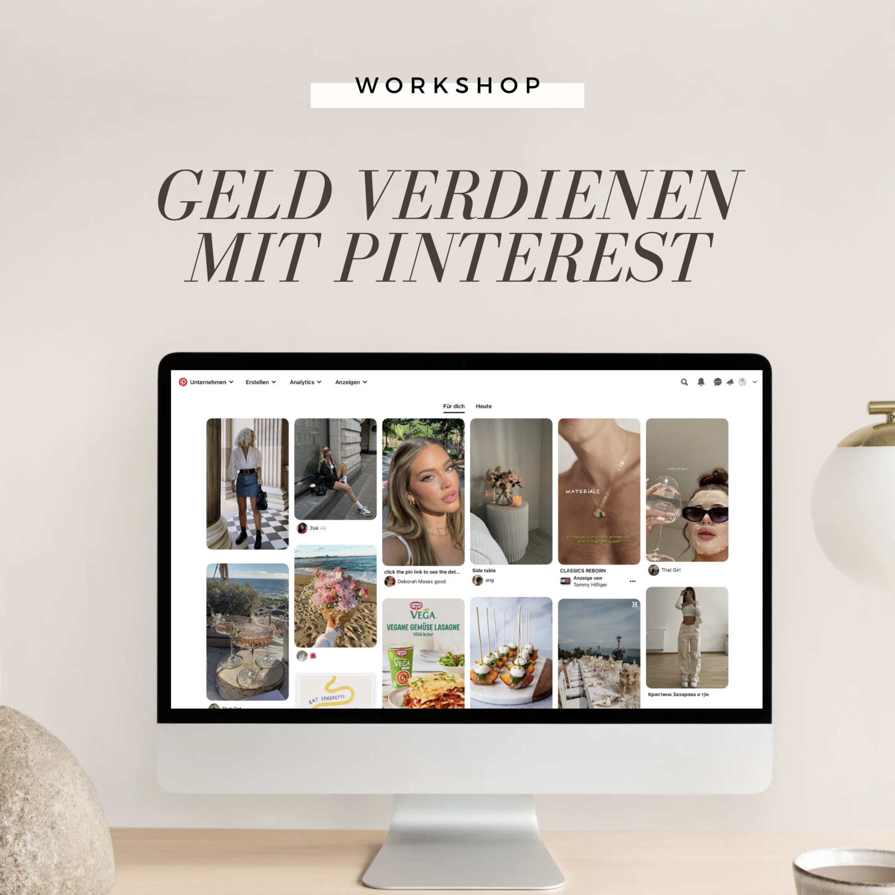 Geld verdienen mit Pinterest [Workshop]